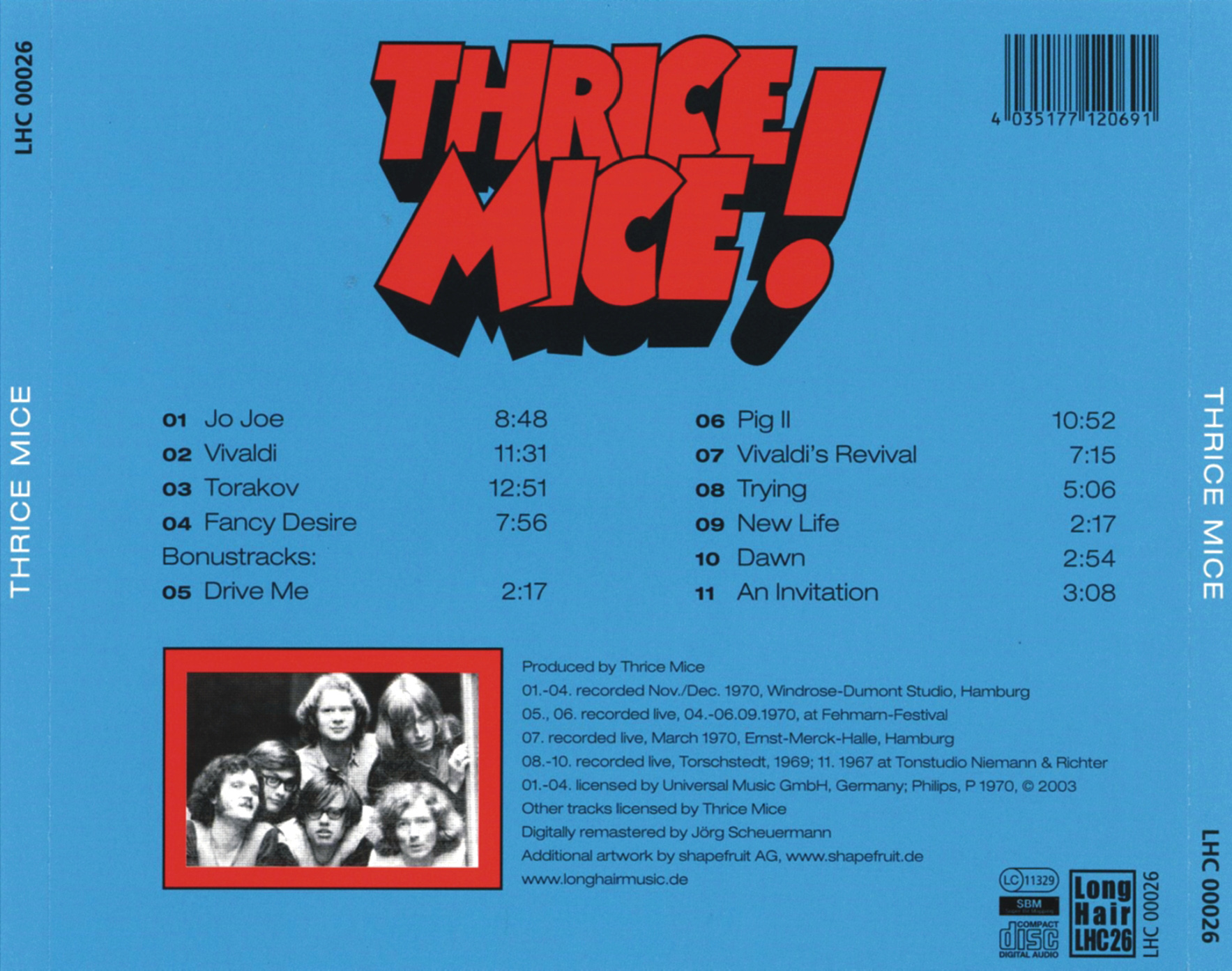 Index of /geedryve/records/OtherMP3s/pkpa/Thrice Mice - Thrice Mice (2003)
